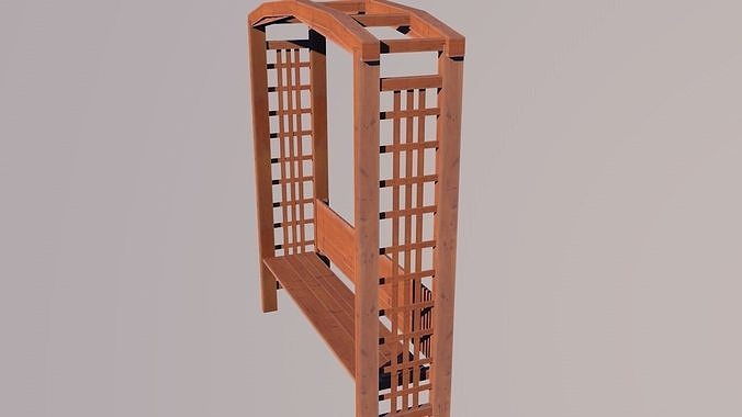 3D model wooden arch texture VR / AR / low-poly | CGTrader