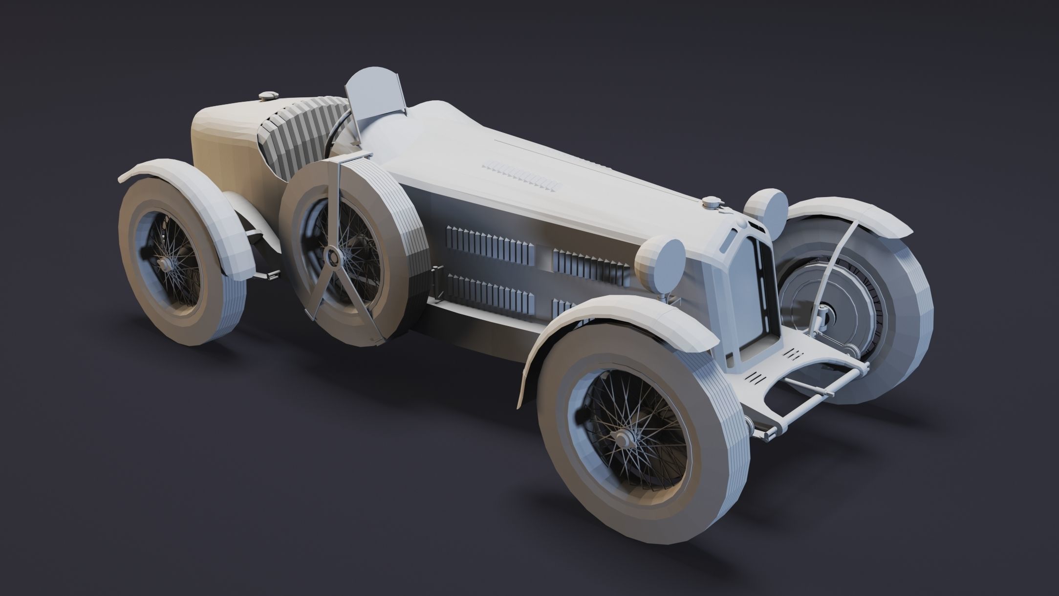 3D model 7- Classic Cars- High detail 3d models VR / AR / low-poly ...