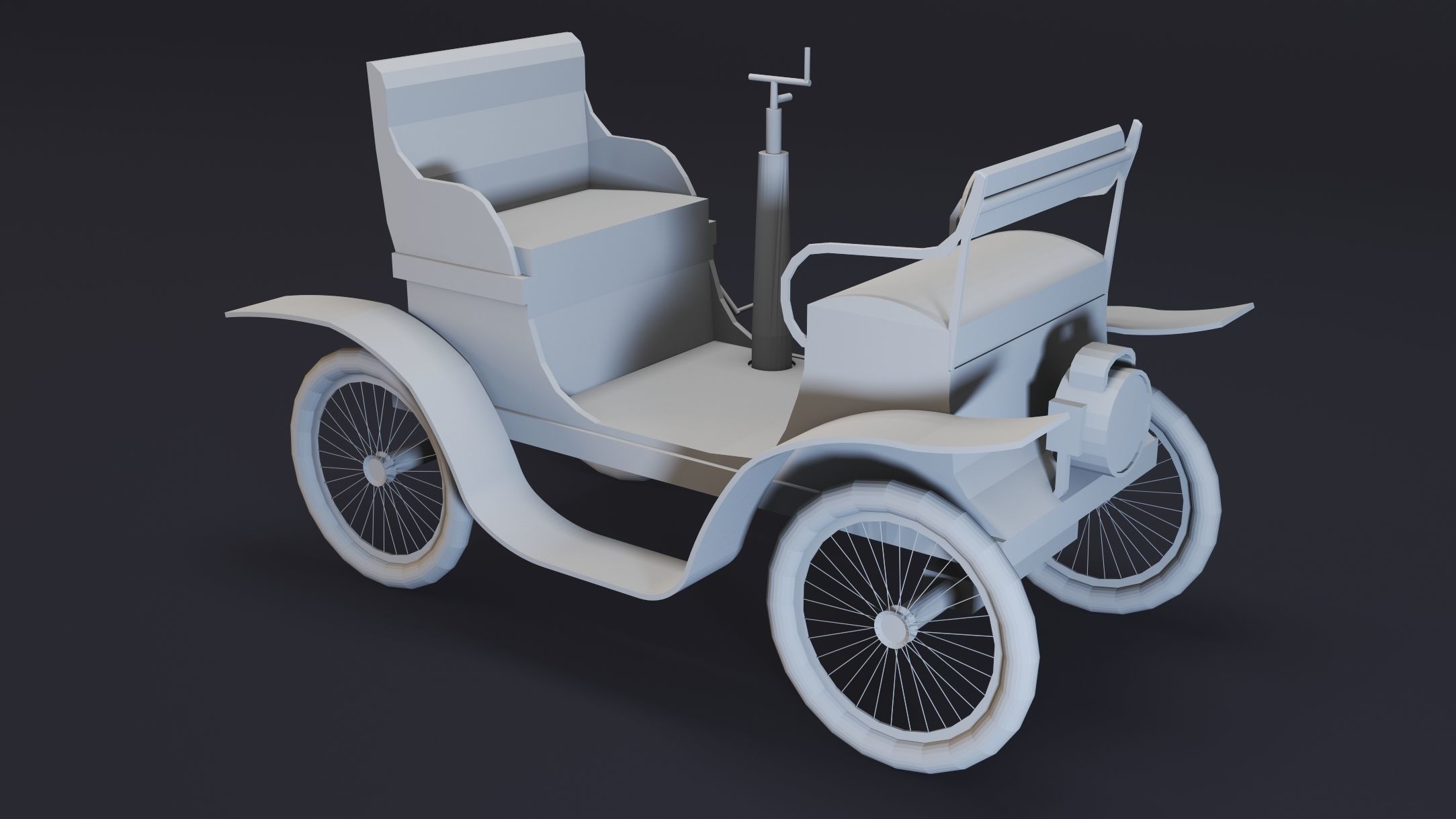 3D model 8- Classic Cars- High detail 3d models- Vol 02 VR / AR / low ...