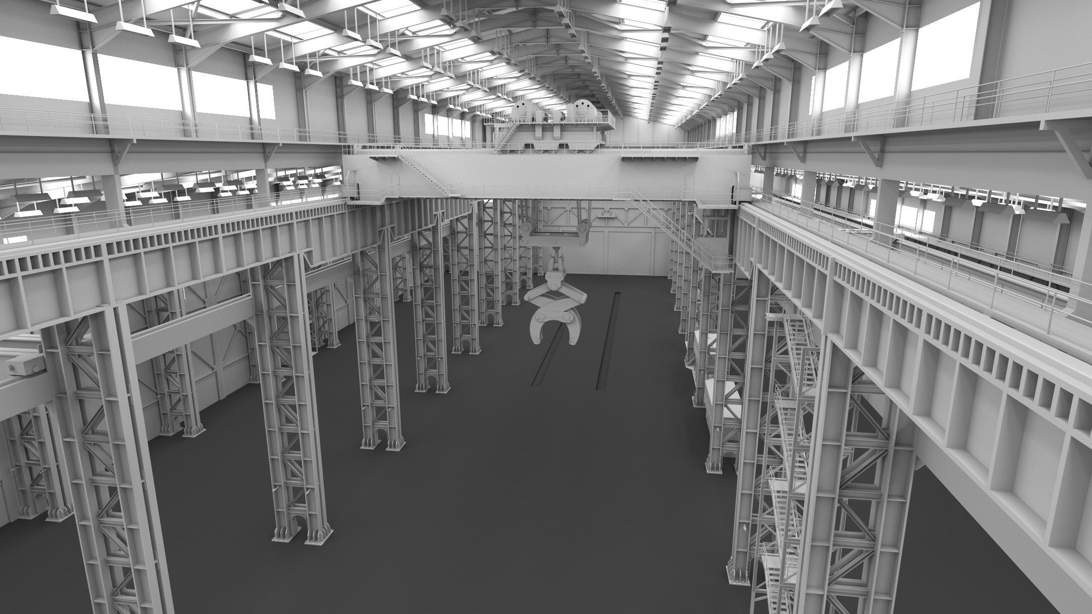 3D model Large Factory Building- High detail 3d models VR / AR / low-poly | CGTrader