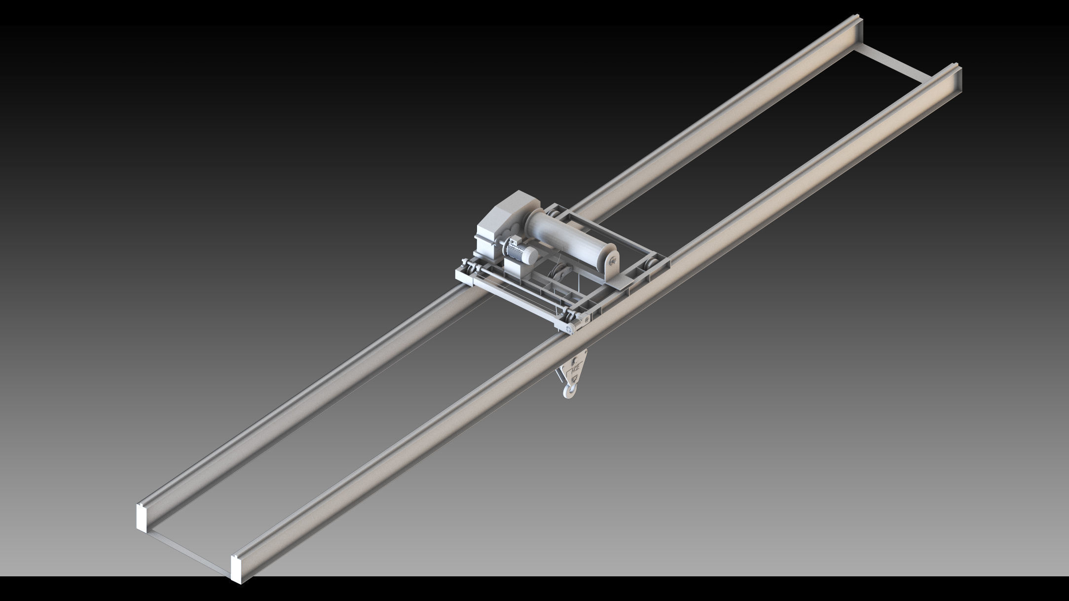 3D model 16 Overhead Cranes- Vol 01- High detail 3d models VR / AR ...