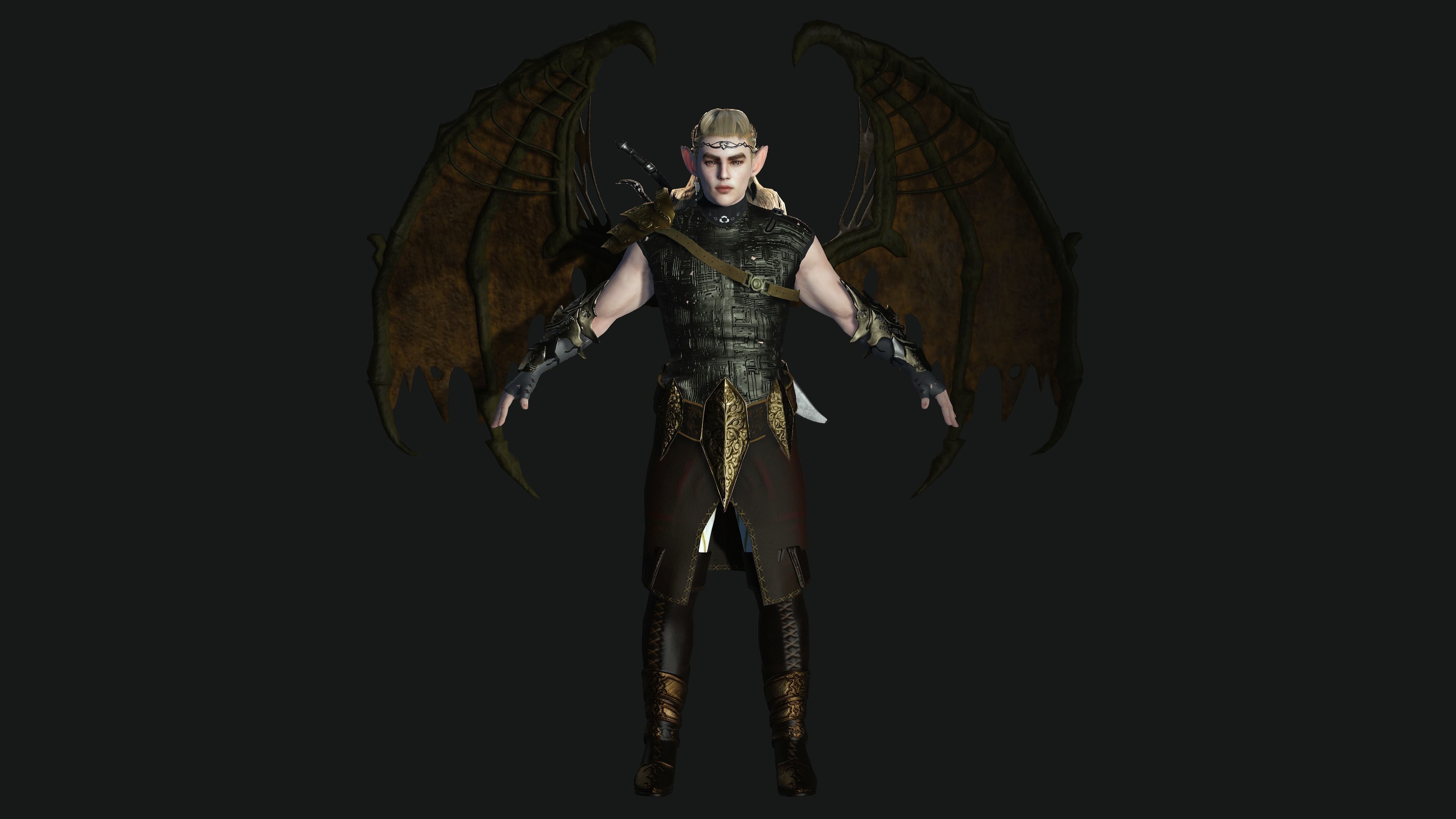 3D model AAA 3D FANTASY MALE CHARACTER - THE WARRIOR ELF or KNIGHT ELF ...