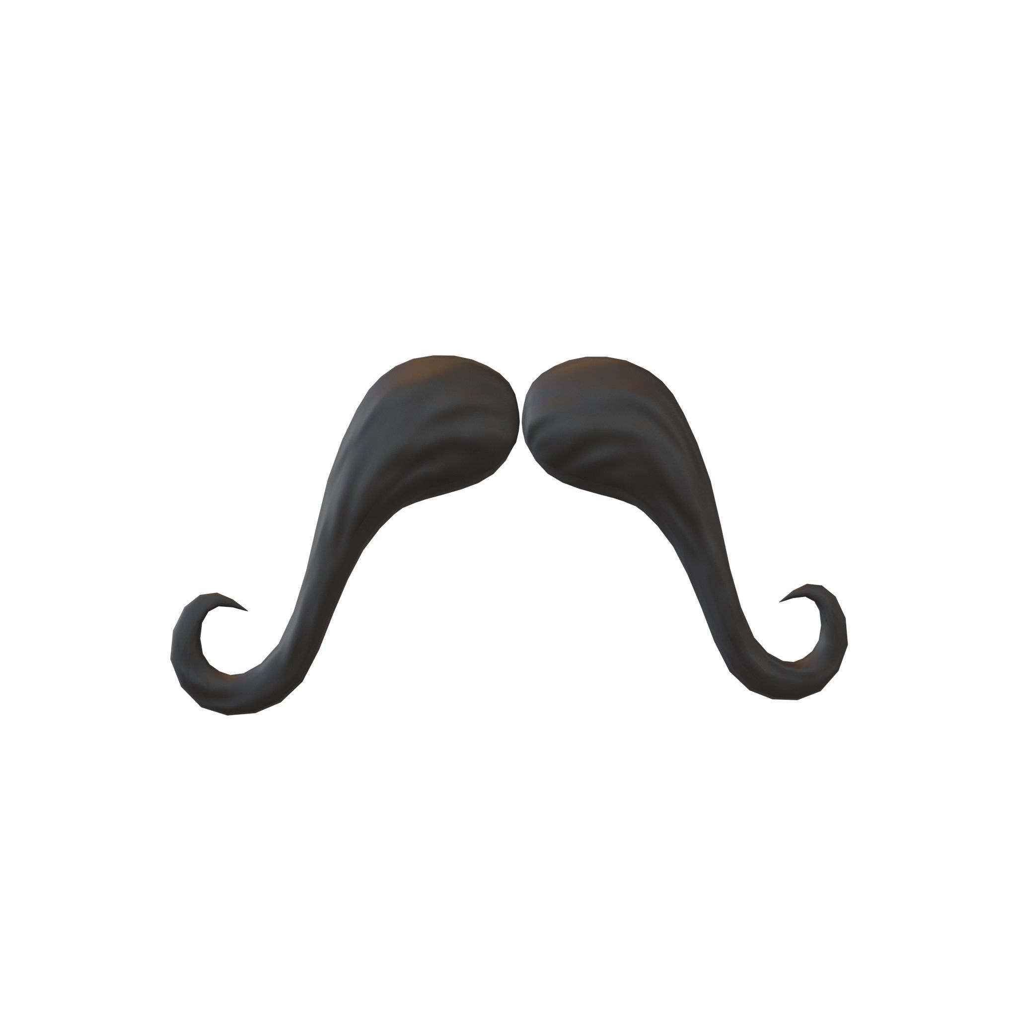 3D model Cartoon Mustache v3 001 VR / AR / low-poly | CGTrader