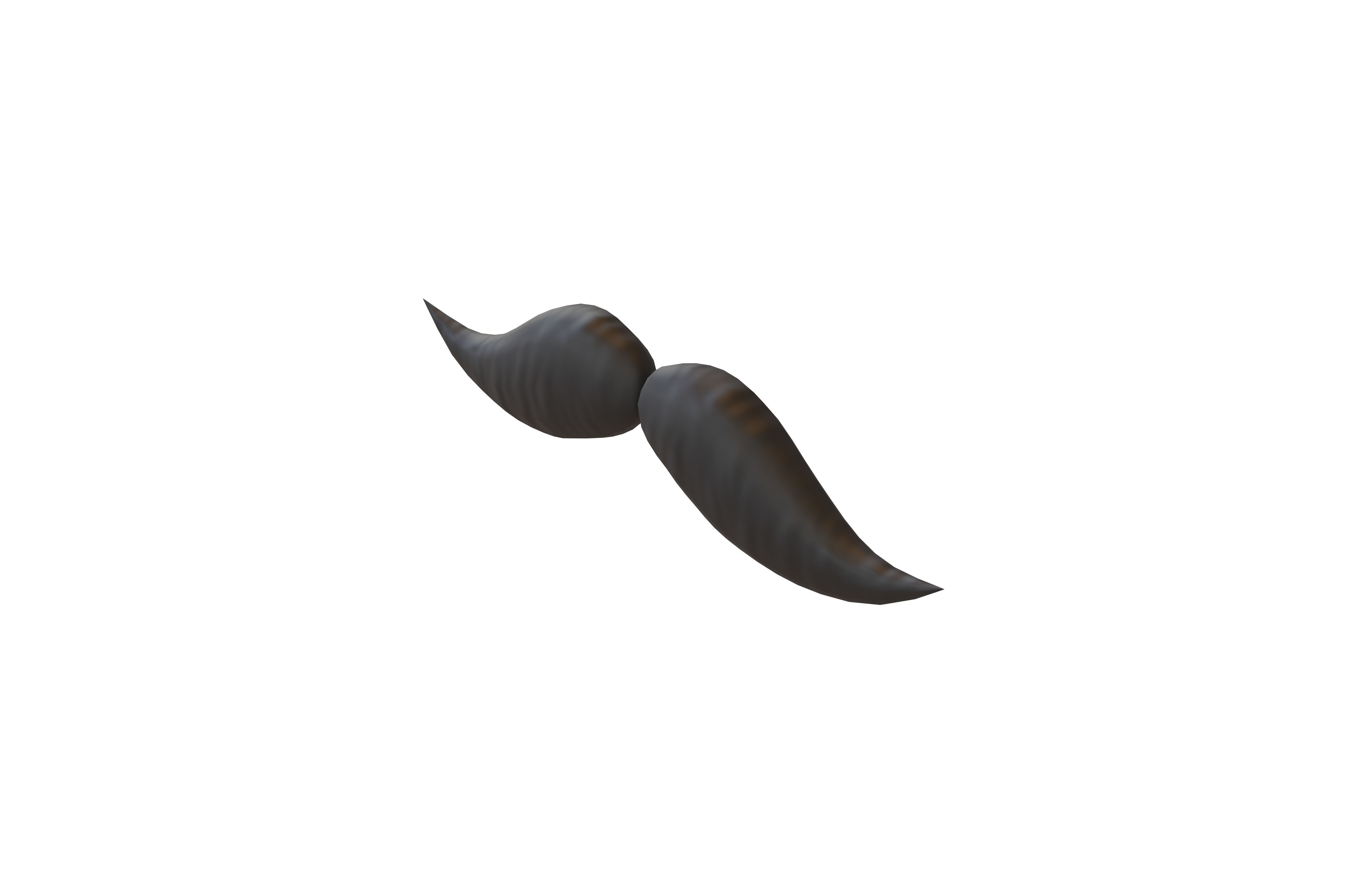 3D model Cartoon Mustache v4 001 VR / AR / low-poly | CGTrader