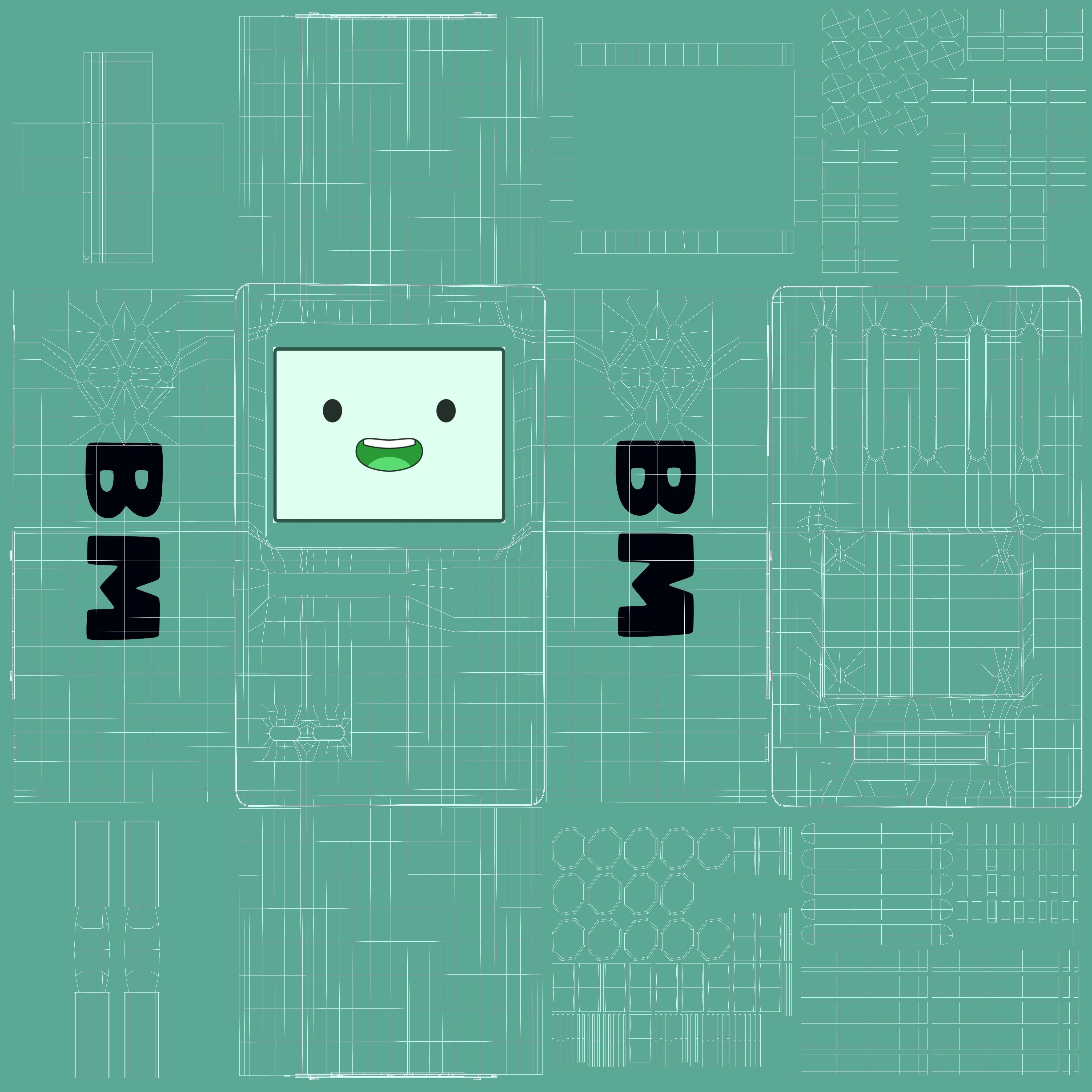 BMO Character Adventure Time 3D model | CGTrader