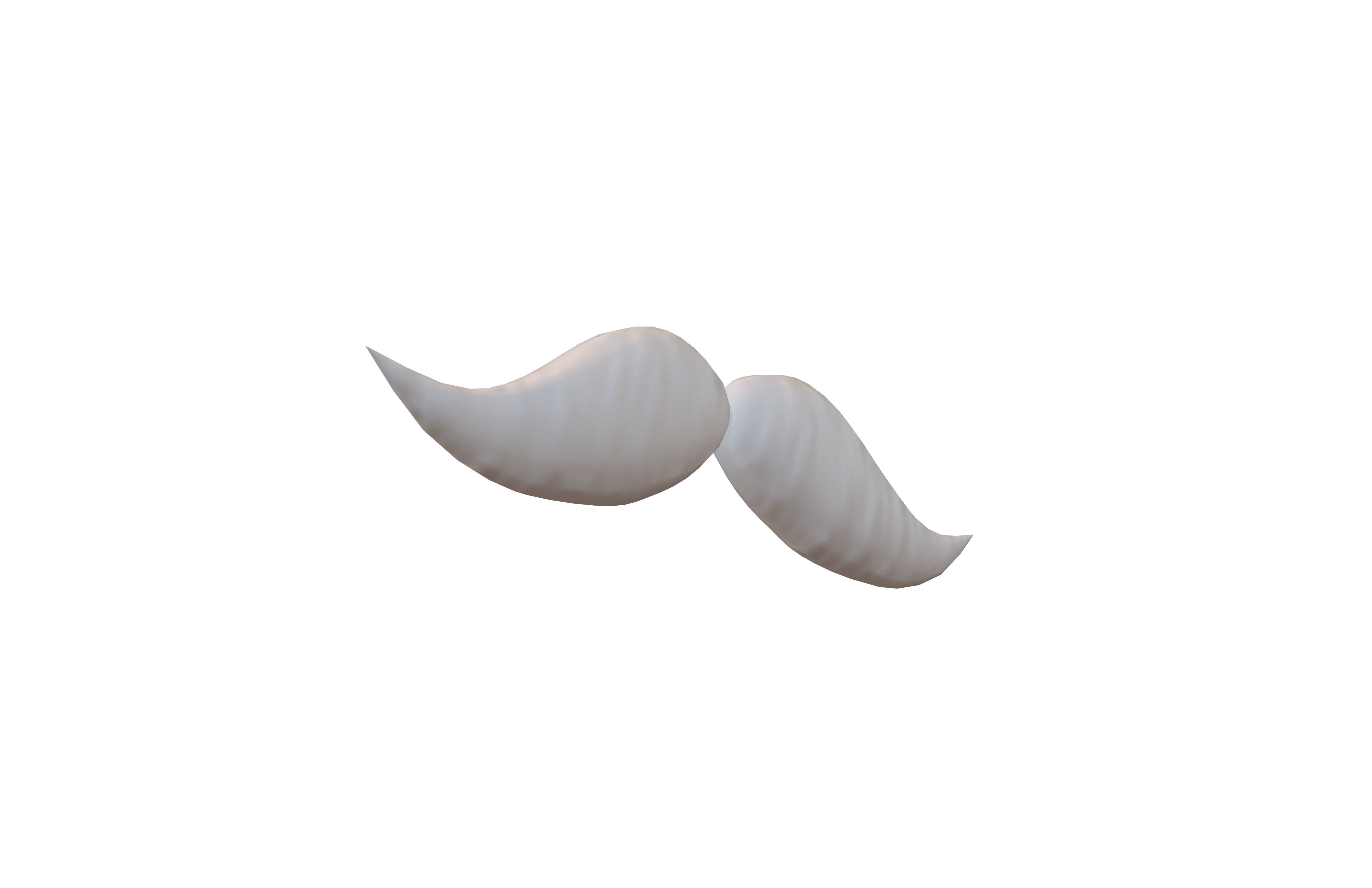 3D model Cartoon Mustache v4 005 VR / AR / low-poly | CGTrader