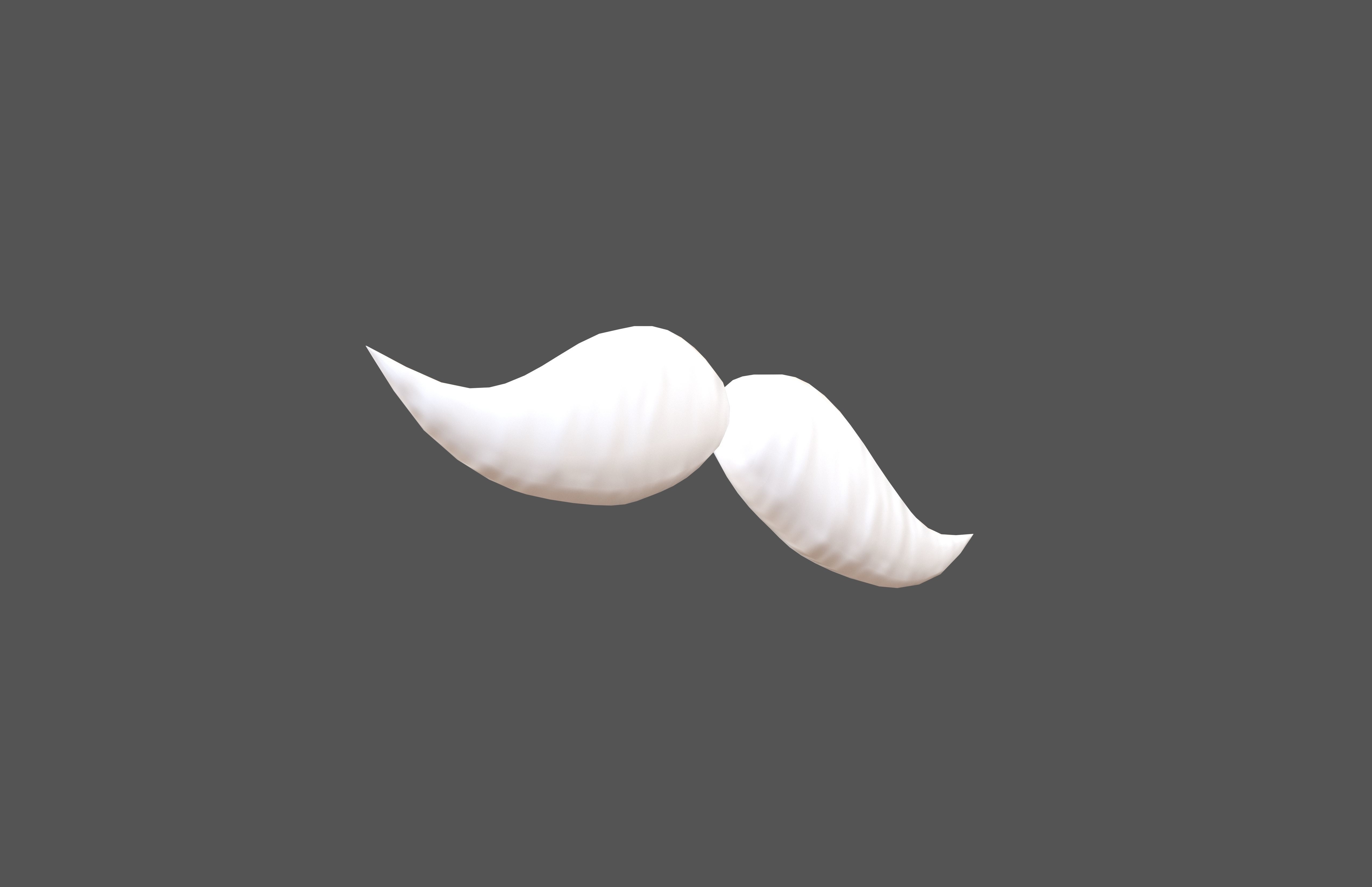 3D model Cartoon Mustache v4 006 VR / AR / low-poly | CGTrader