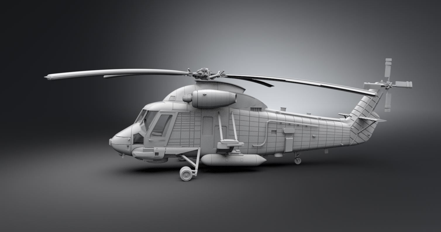 Kaman Sh2G Super Seasprite scale model 3D model 3D printable | CGTrader