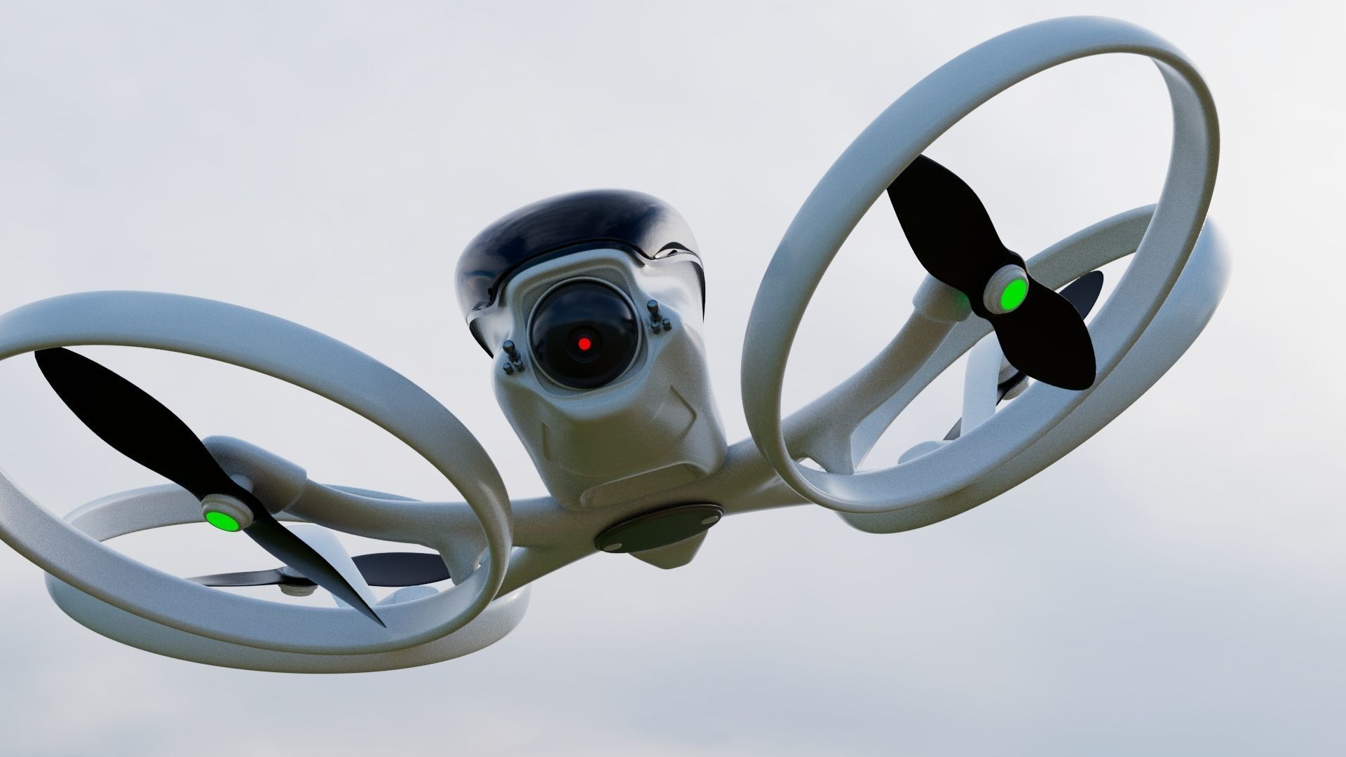 3D model Rigged Drone VR / AR / low-poly | CGTrader