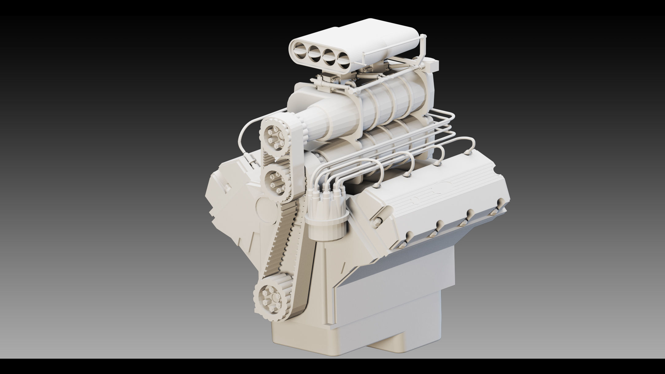 3D model 16 Industrial Engines- Vol 03- High detail 3d models VR / AR ...