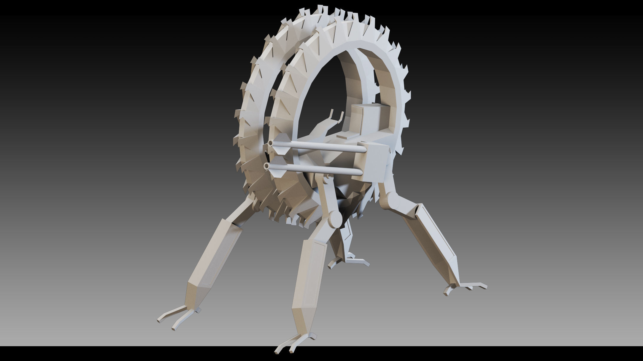 3D model 8 Creature Robots- High detail 3d models VR / AR / low-poly ...