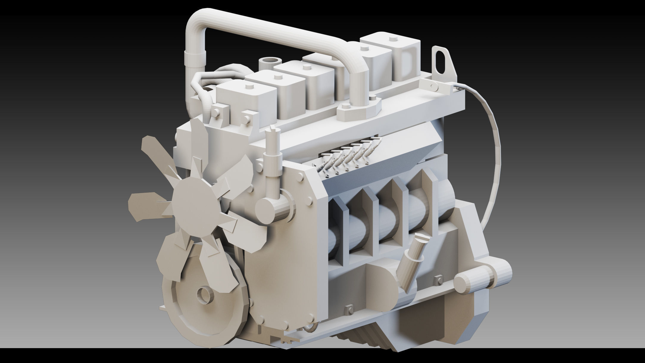 3D model 11 Industrial Engines- Vol 04- High detail 3d models VR / AR ...