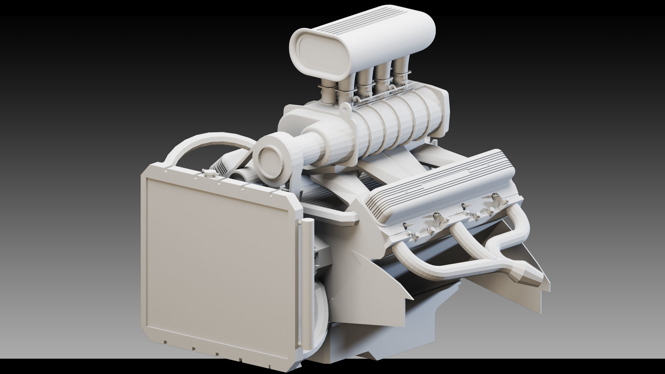 3D model 11 Industrial Engines- Vol 04- High detail 3d models VR / AR ...
