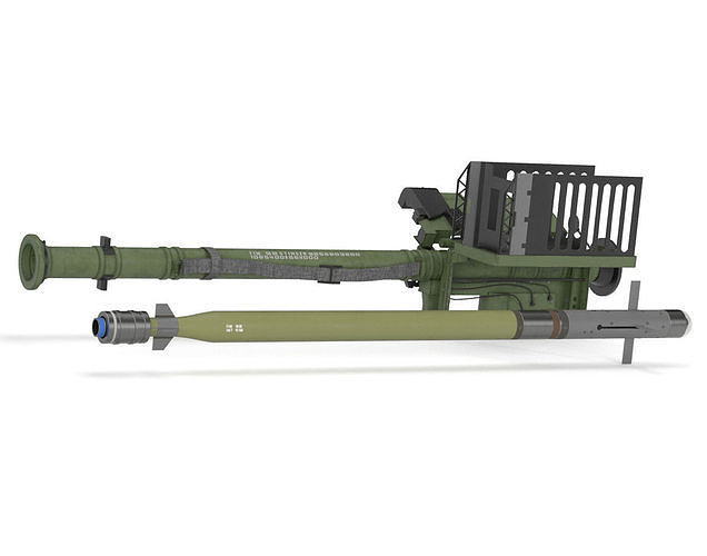 FIM 92 Stinger Missile with Launcher 3D model | CGTrader