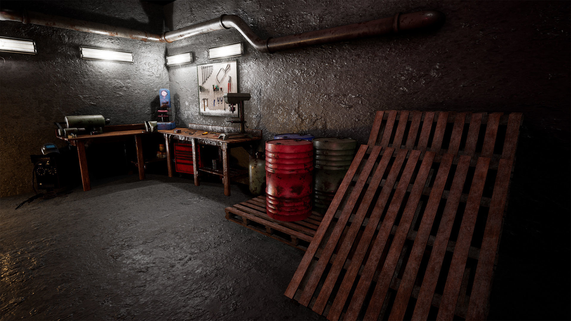 3D model Workbench Props 40 Assets VR / AR / low-poly | CGTrader