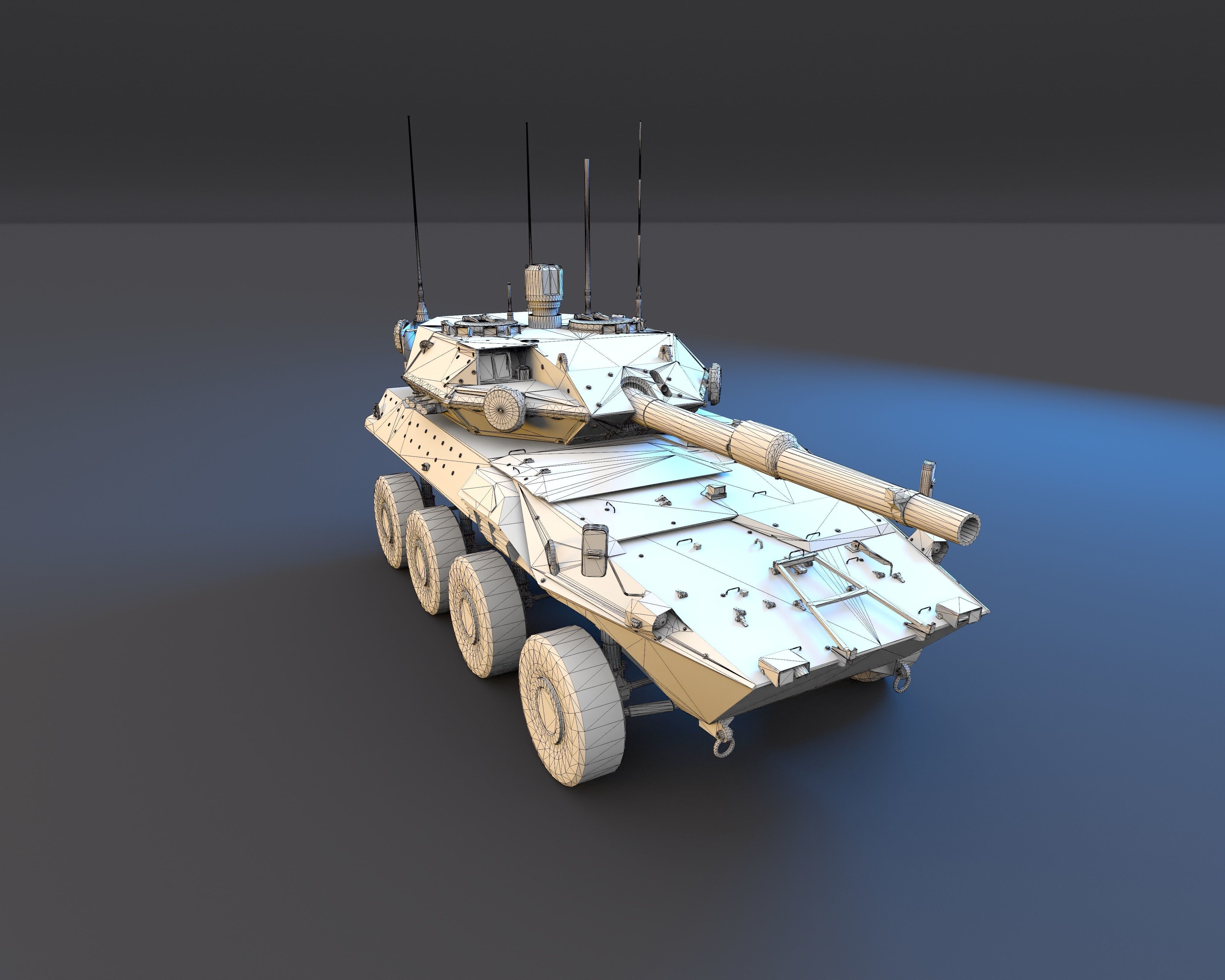3D model Centauro II VR / AR / low-poly | CGTrader