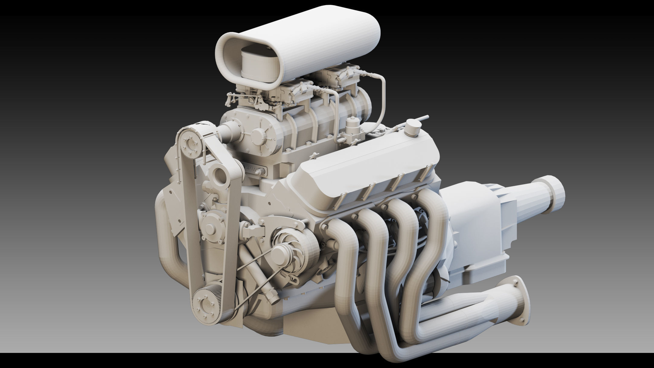 3D model 13 Industrial Engines- Vol 05- High detail 3d models VR / AR ...