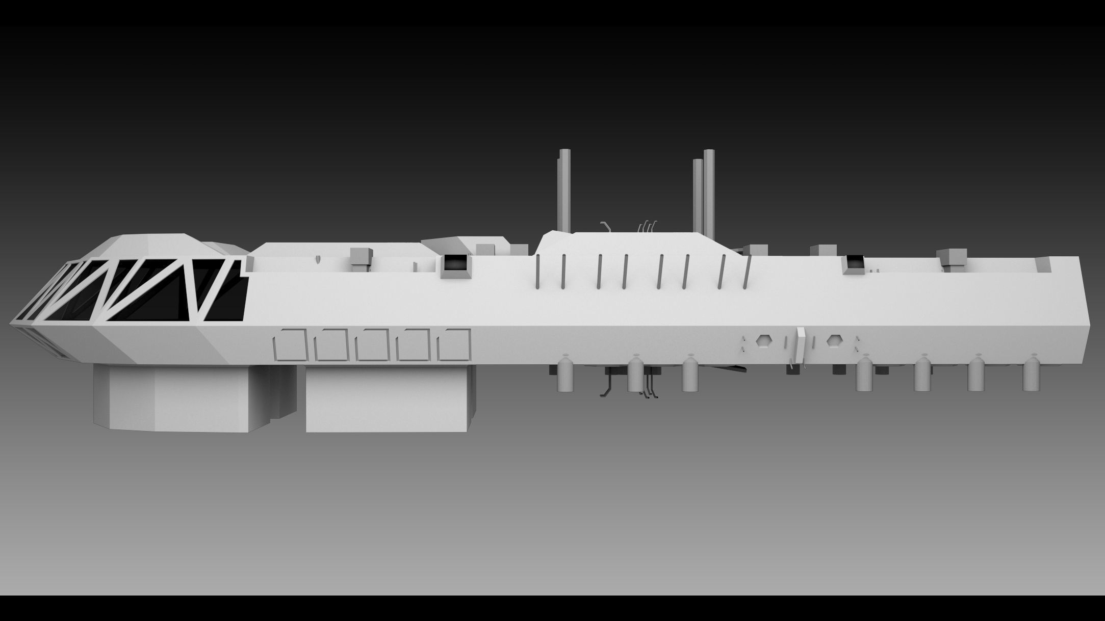 3d Model Sci Fi Station 01 High Detail 3d Models Vr Ar Low Poly Cgtrader