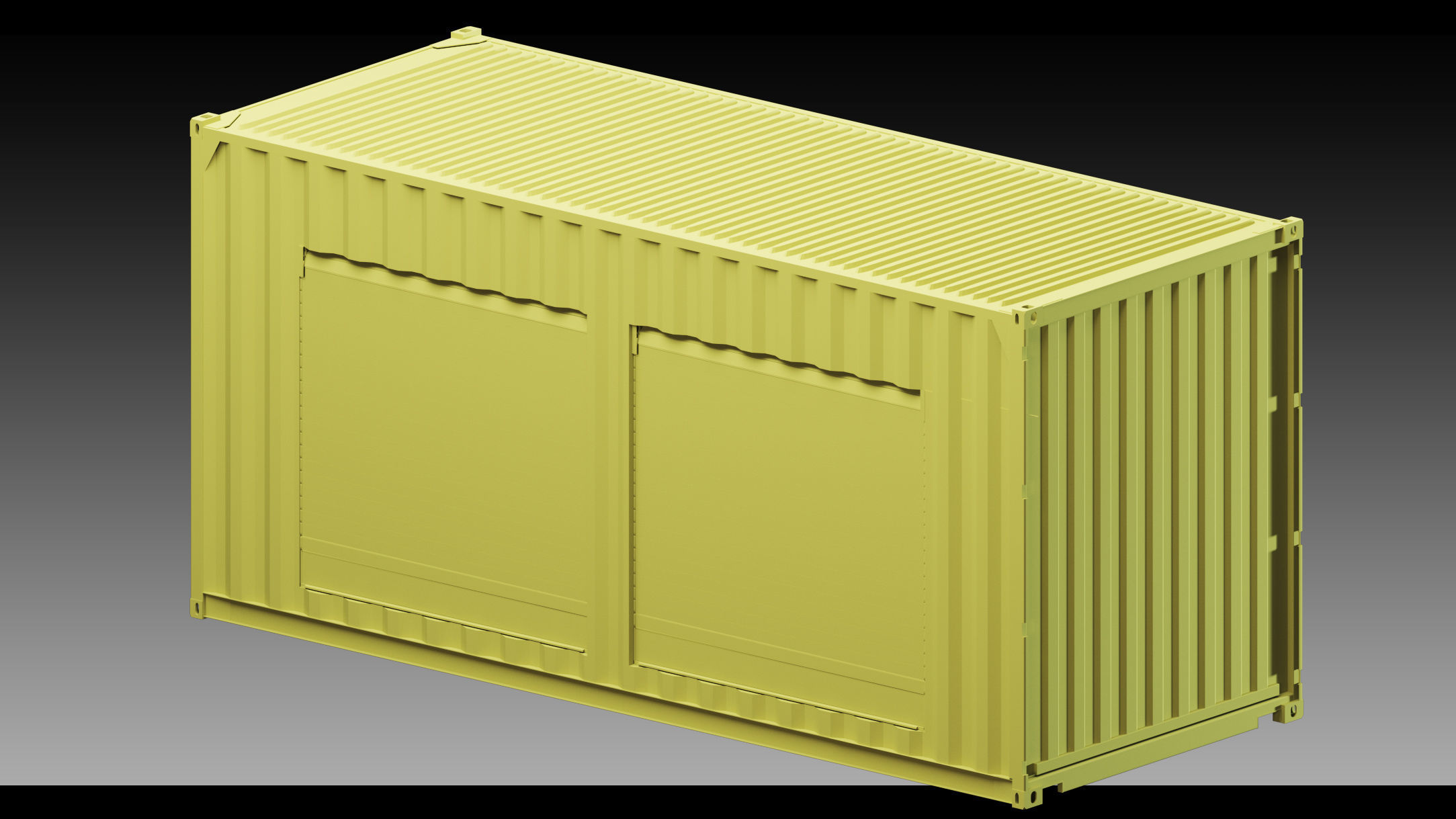 3D model 18 Containers and Conex boxes- Vol 02- High detail 3d models ...