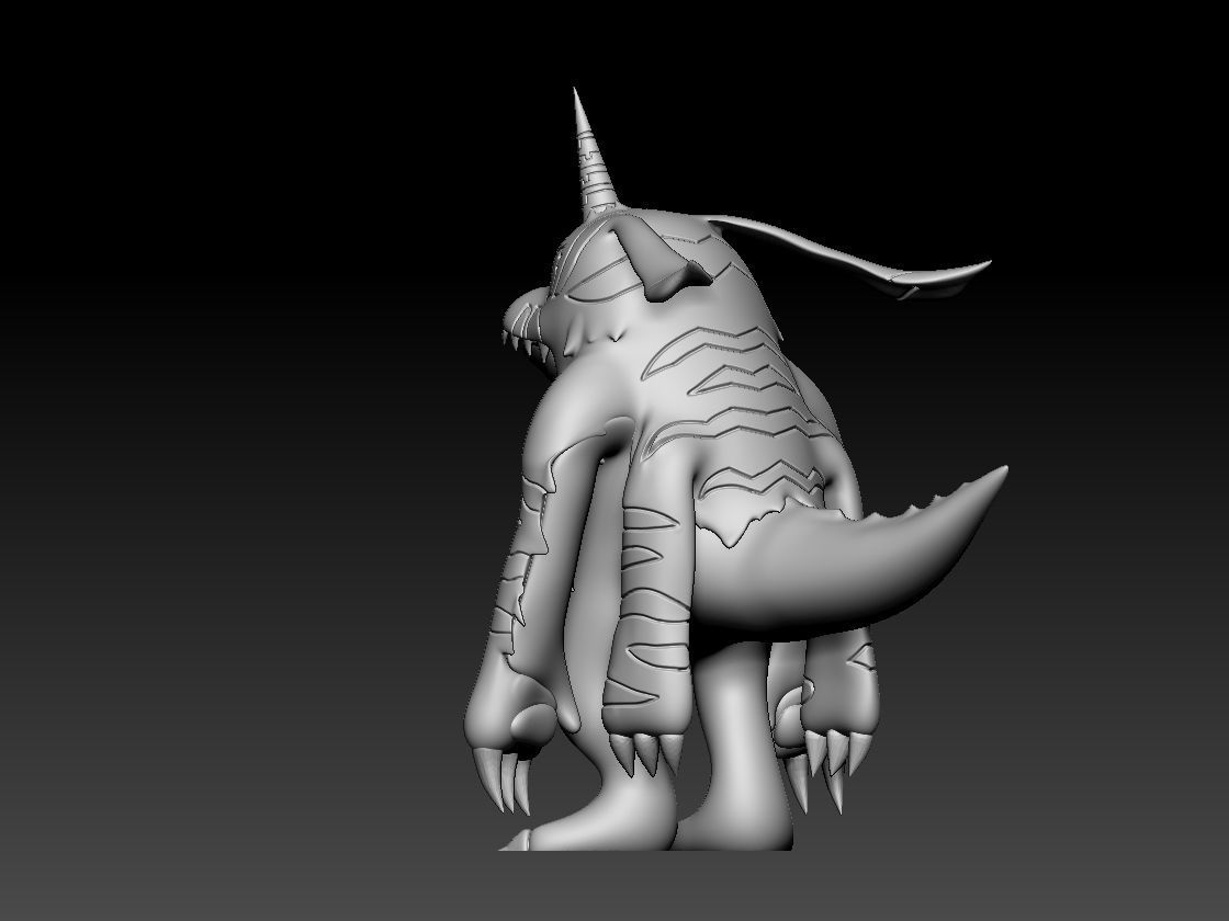 Gabumon sakura monster vinyl figure 3D model 3D printable | CGTrader