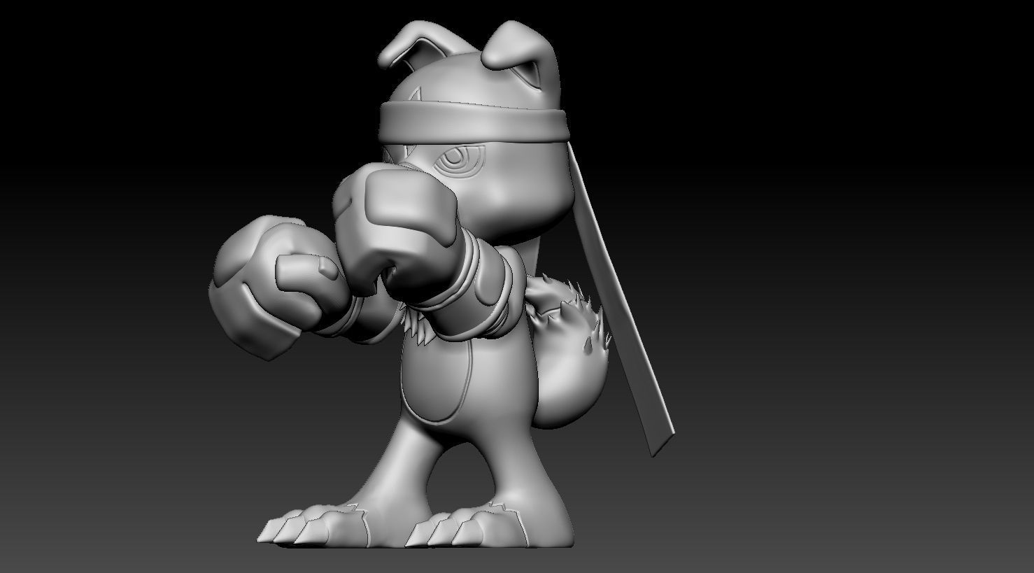 Gaomon cartoon dog 3D model 3D printable | CGTrader