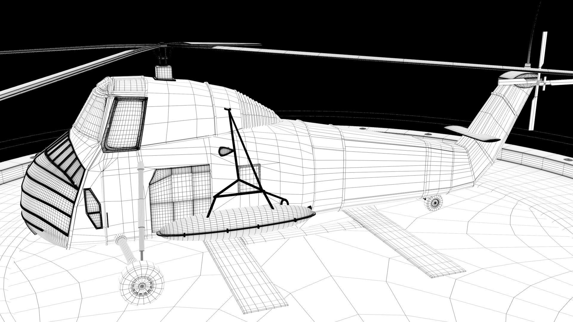 3D model Military helicopter VR / AR / low-poly | CGTrader