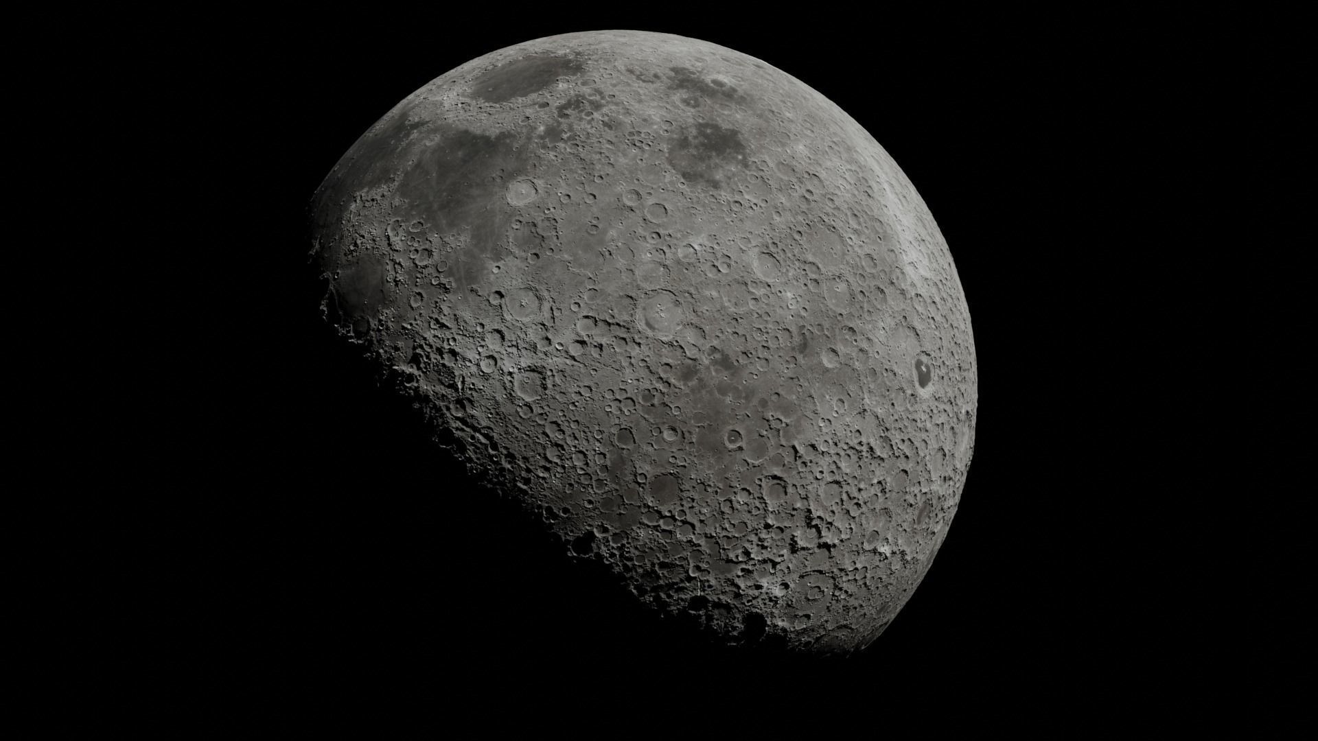 3d Moon model from nasa spacecraft 3D model | CGTrader