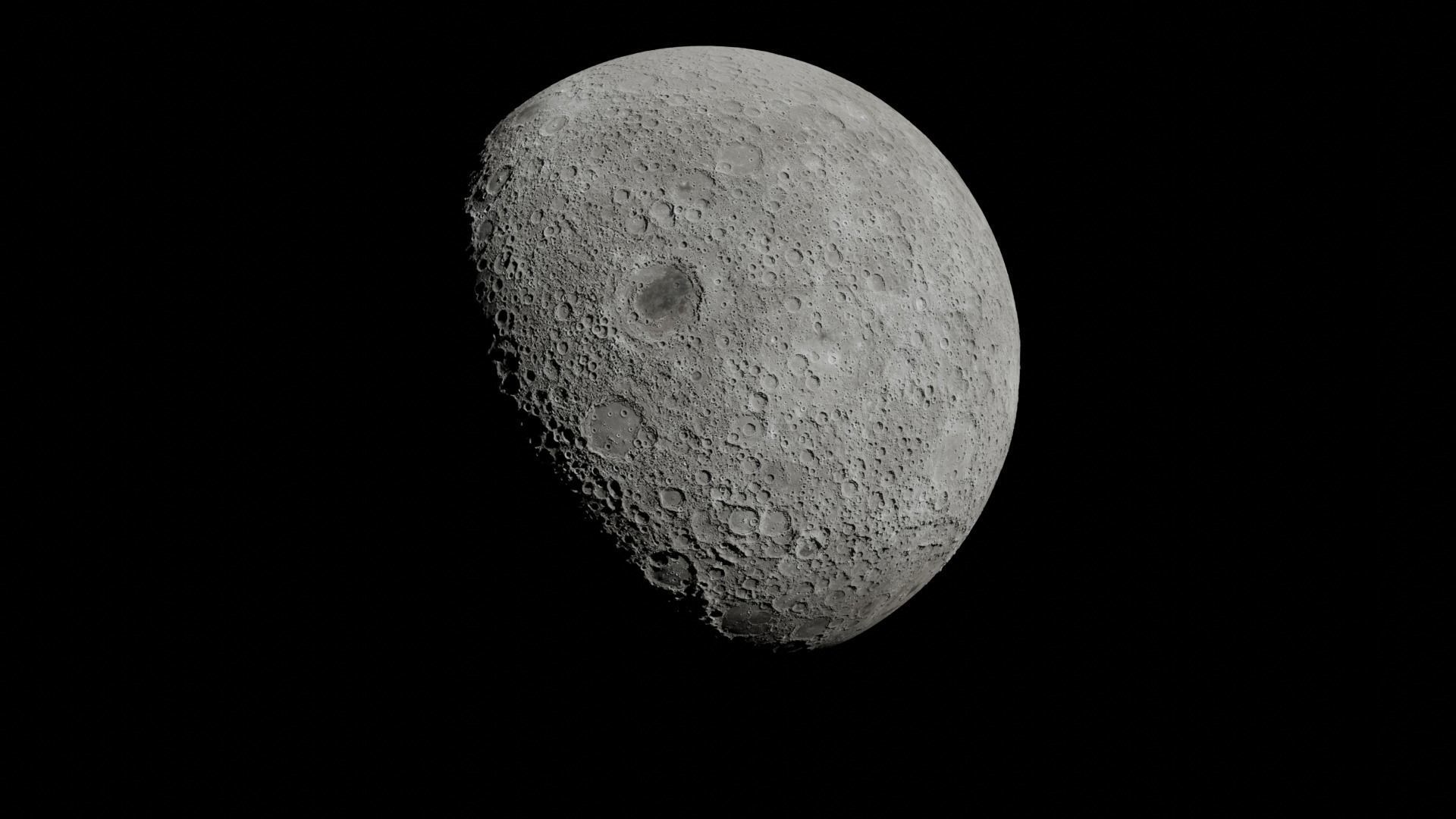 3d Moon model from nasa spacecraft 3D model | CGTrader