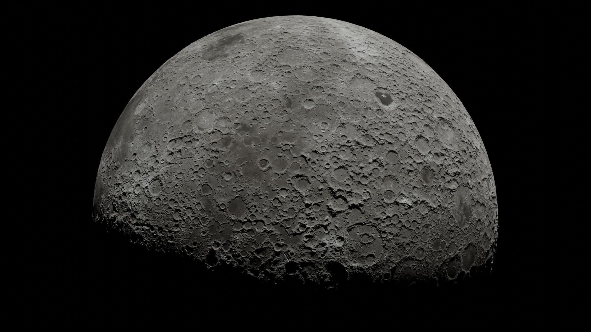 3d Moon model from nasa spacecraft 3D model | CGTrader