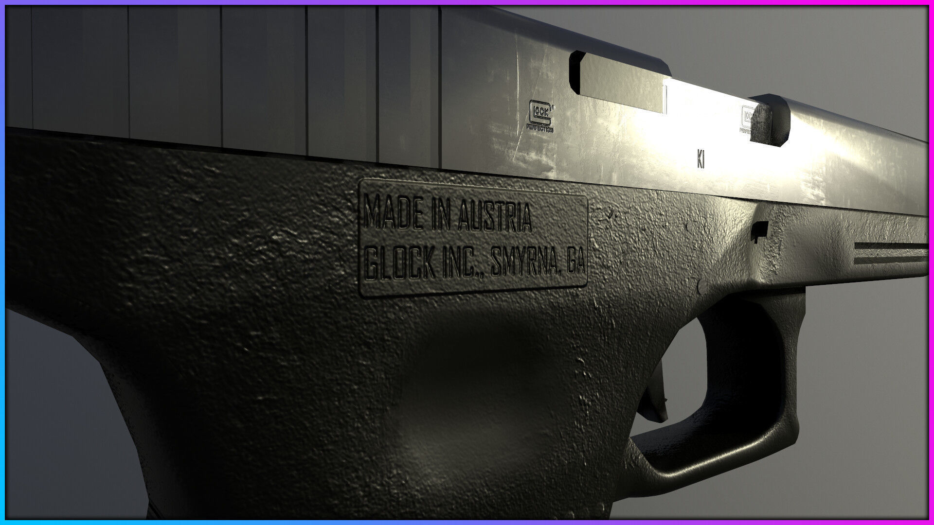 Glock 19 - modular game ready weapon 3D model | CGTrader