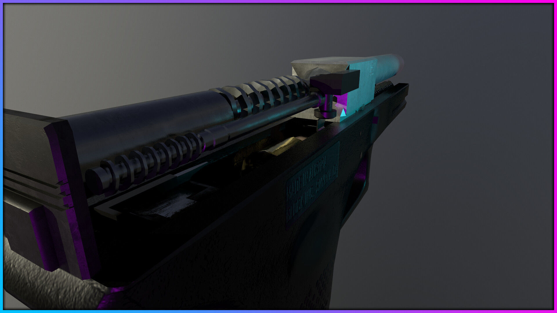 Glock 19 - modular game ready weapon 3D model | CGTrader