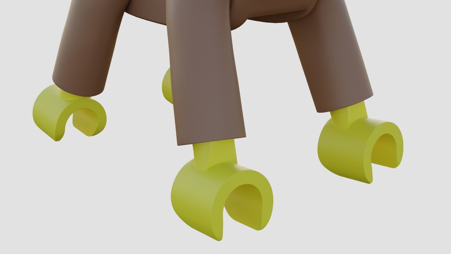 LEGO Monkeyfig 3D model rigged | CGTrader