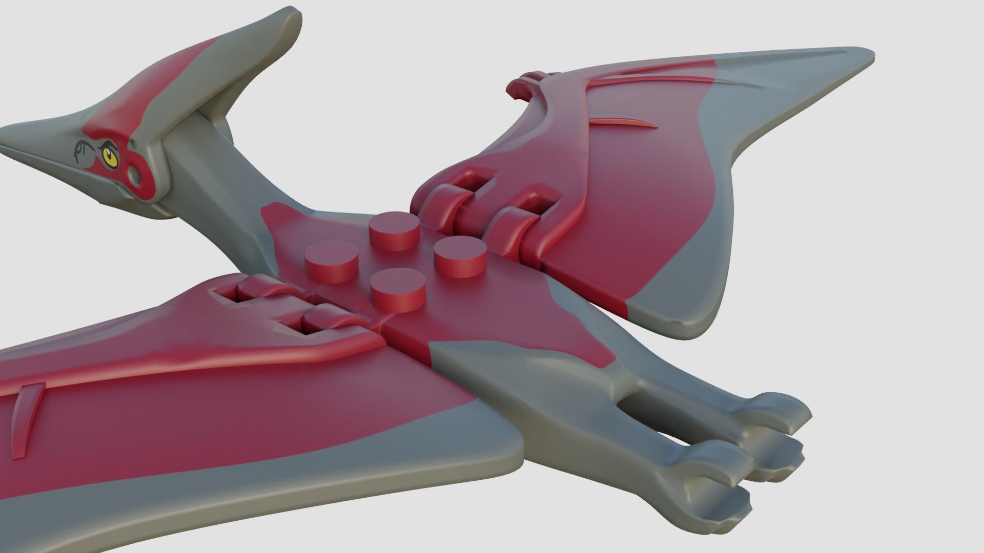 LEGO Pteranadonfig 3D model rigged | CGTrader
