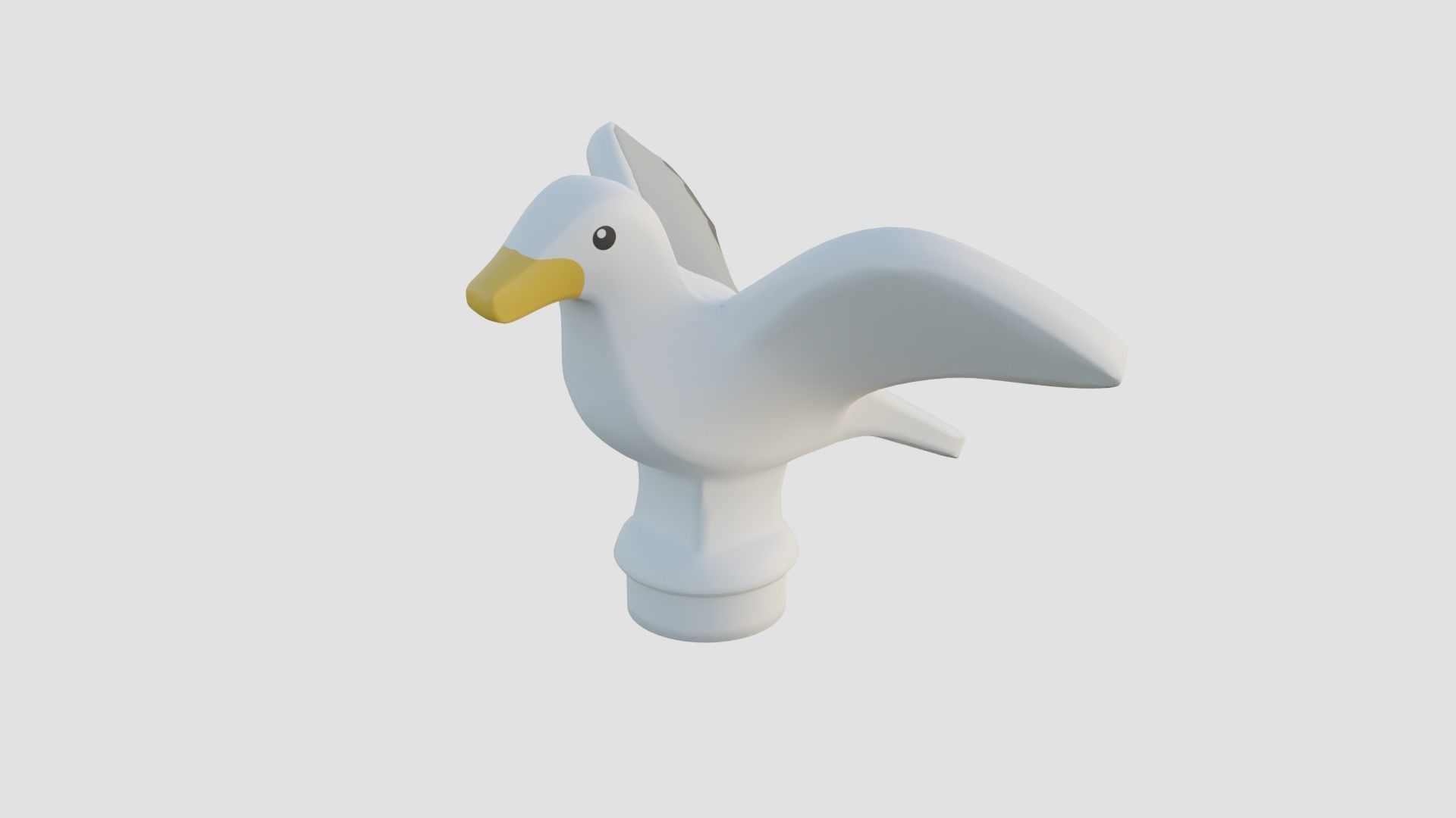 LEGO Seagullfig 3D model rigged | CGTrader