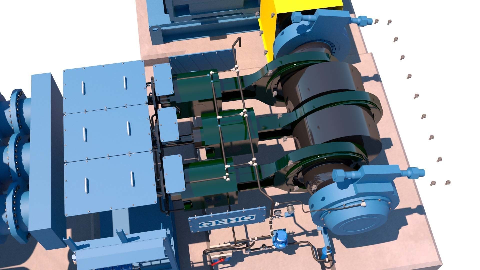 pump geho 3D model | CGTrader