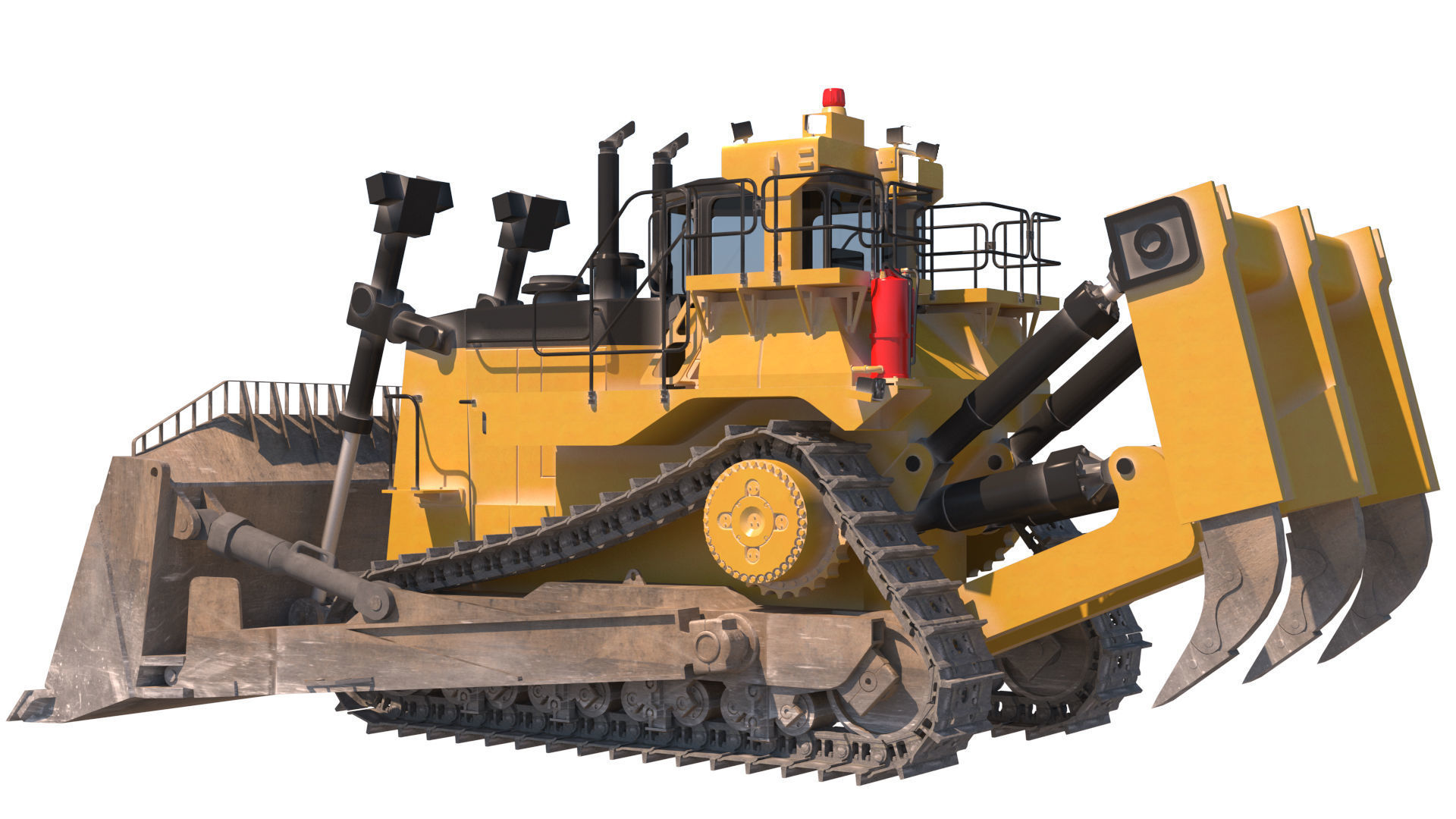 bulldozer 3D model | CGTrader