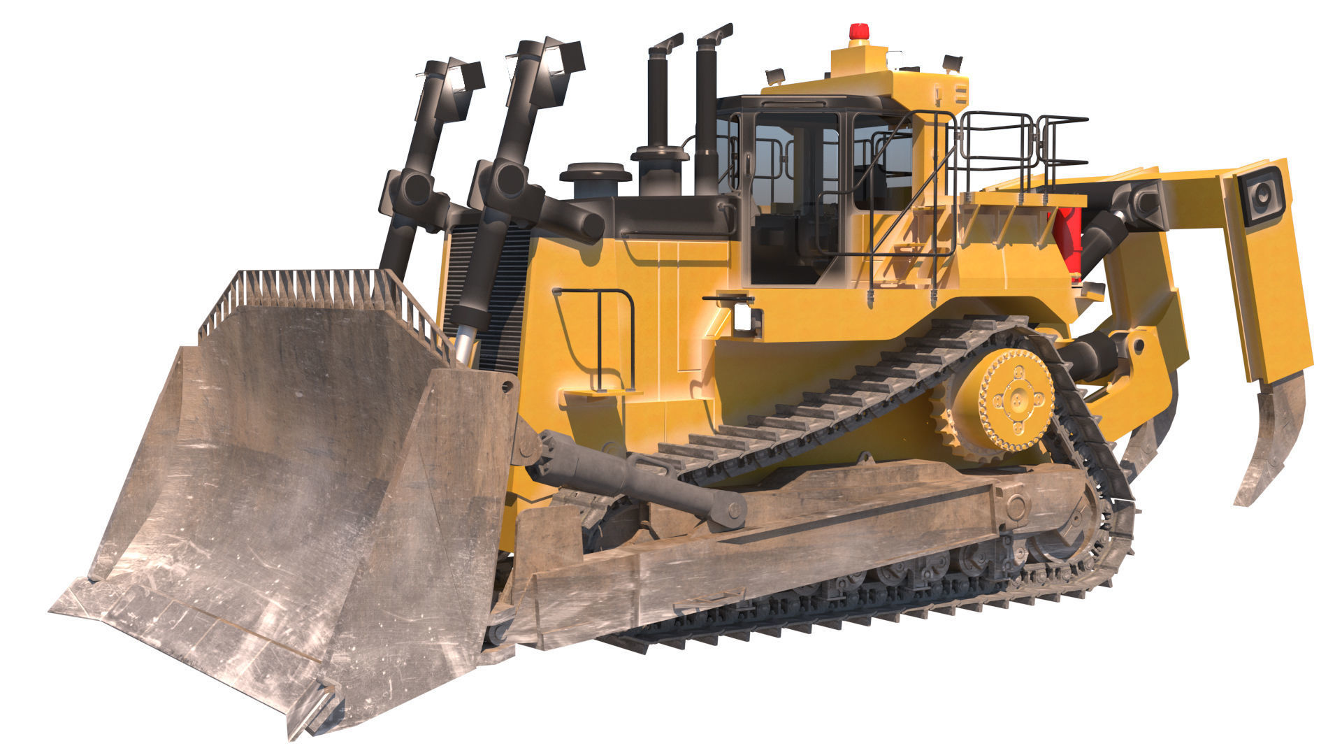 bulldozer 3D model | CGTrader