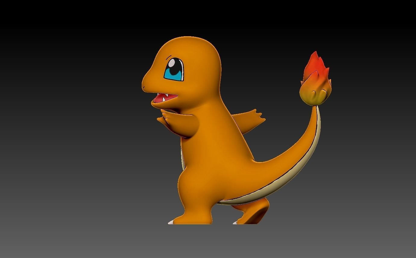 Pokemon charmander evolution pack 3D model 3D printable | CGTrader