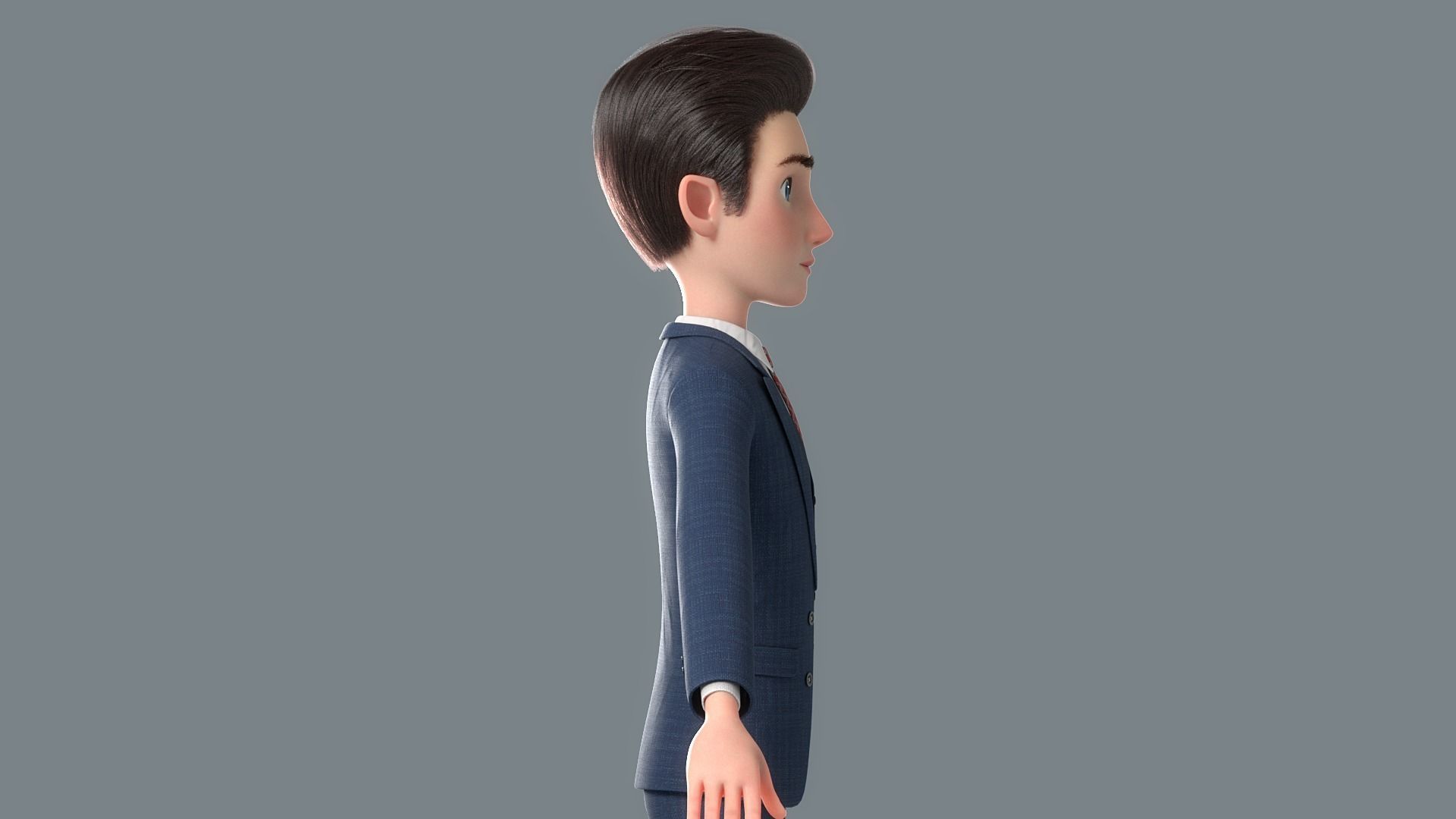 Cartoon Man Rigged 3D model rigged | CGTrader