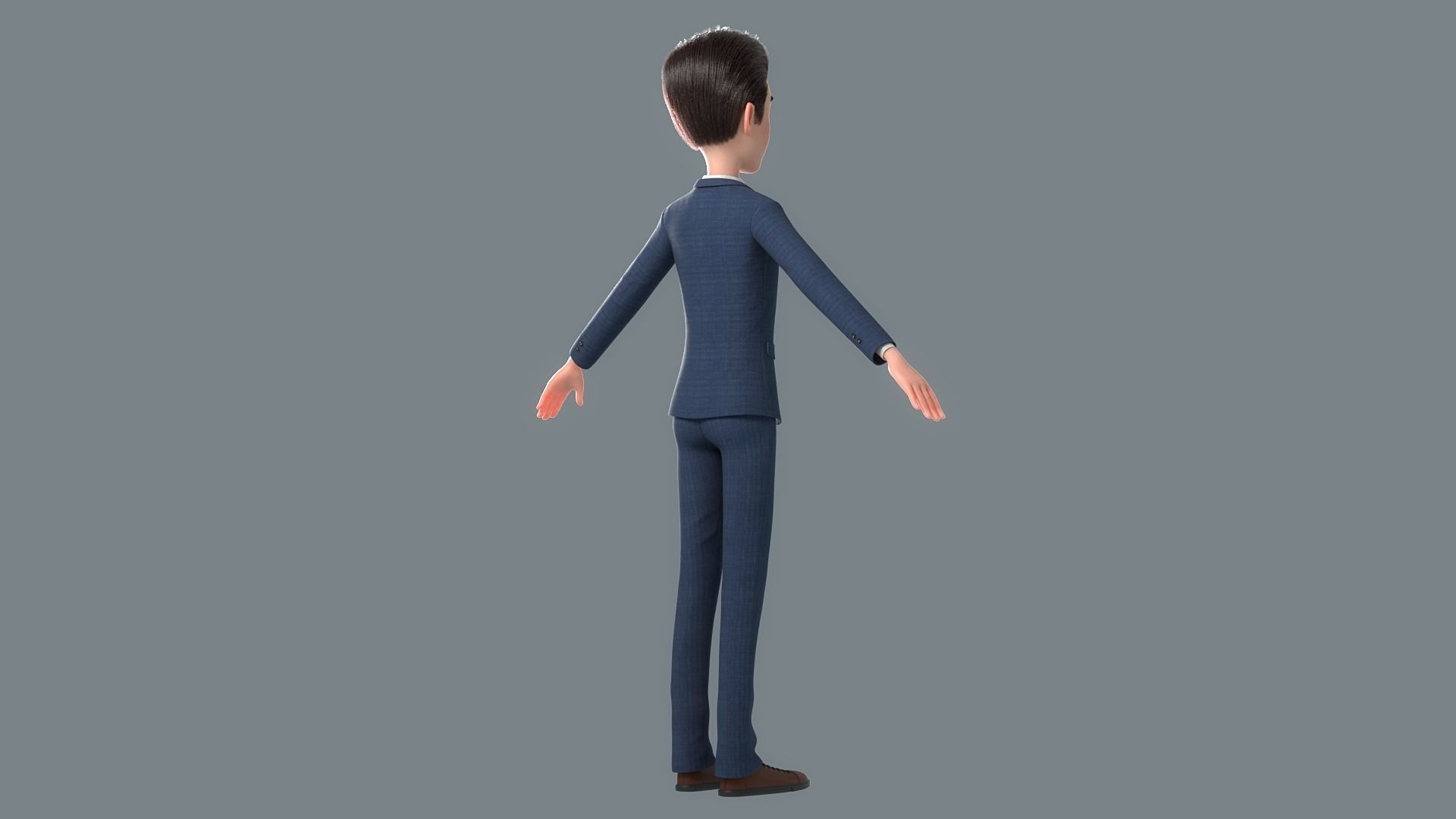 Cartoon Man Rigged 3D model rigged | CGTrader
