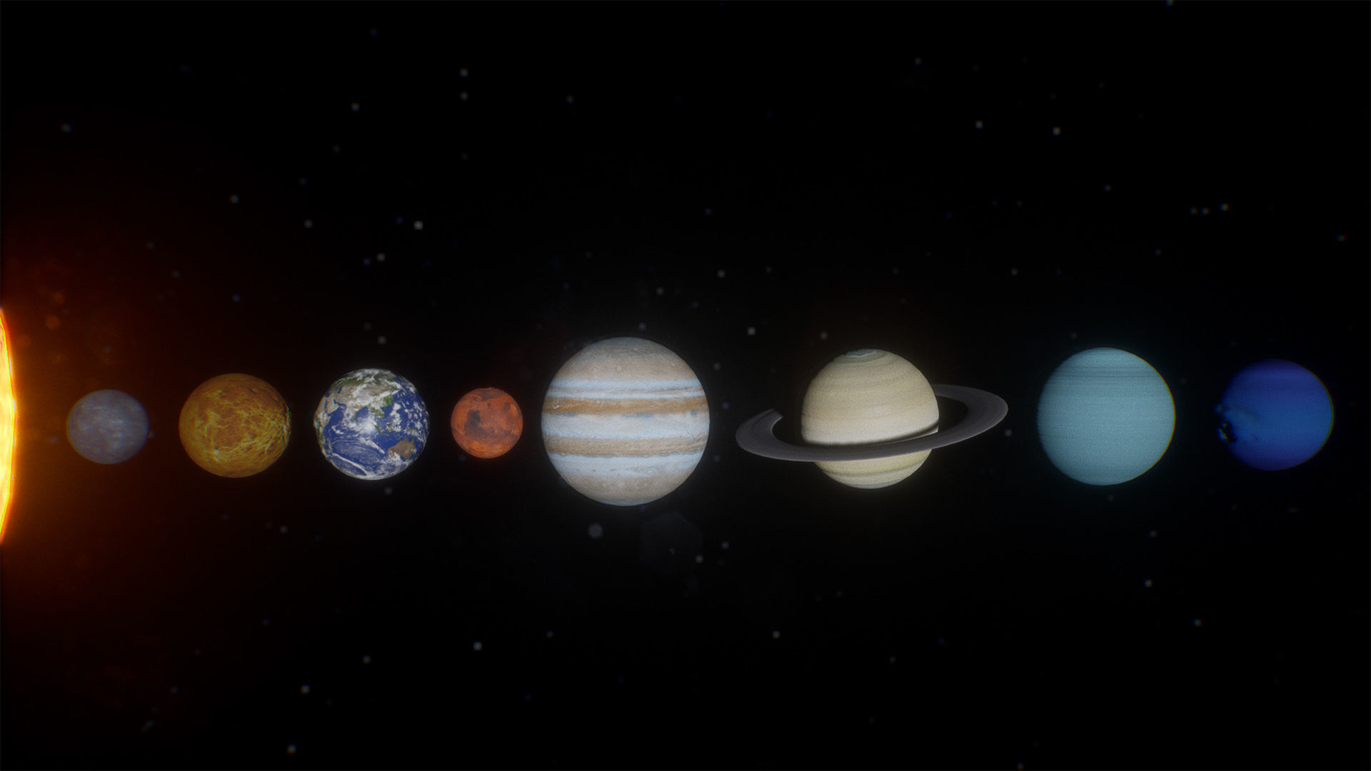 3D model Solar System Planets 15 Assets VR / AR / low-poly | CGTrader