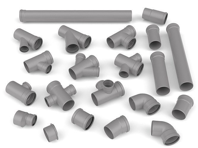 Sewer pipes vol 03 3D model | CGTrader