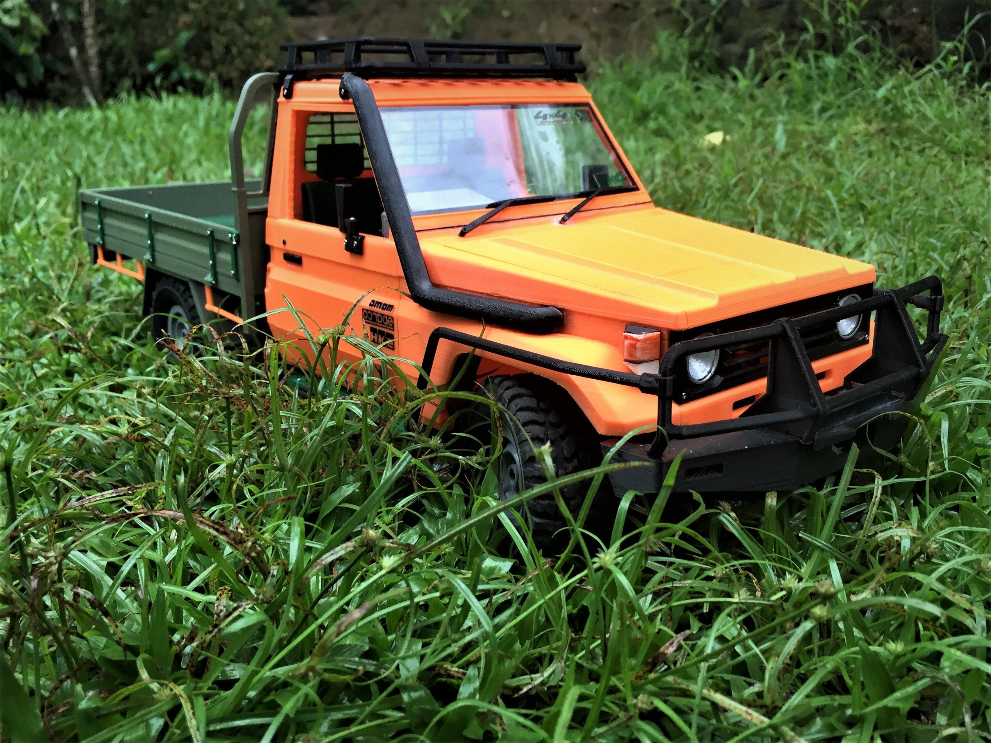 toyota land cruiser ute rc body 1 to 16 WPL scale 3D model 3D printable ...