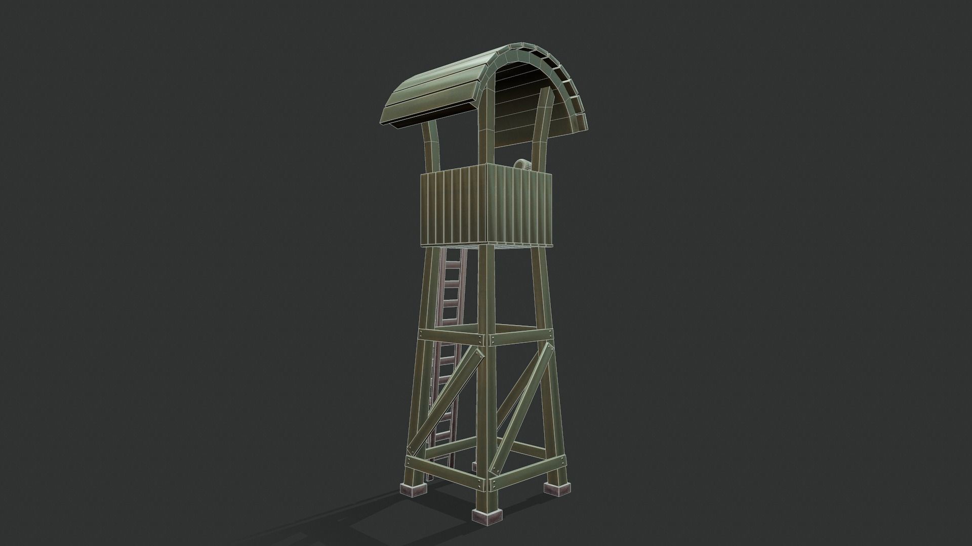3D model Watchtower - Tutorial Included VR / AR / low-poly | CGTrader