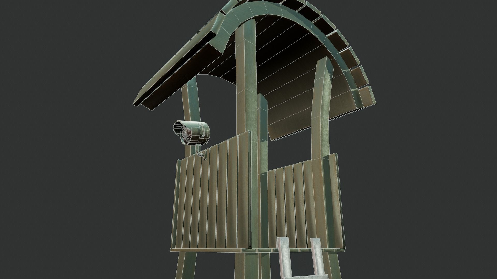 3D model Watchtower - Tutorial Included VR / AR / low-poly | CGTrader