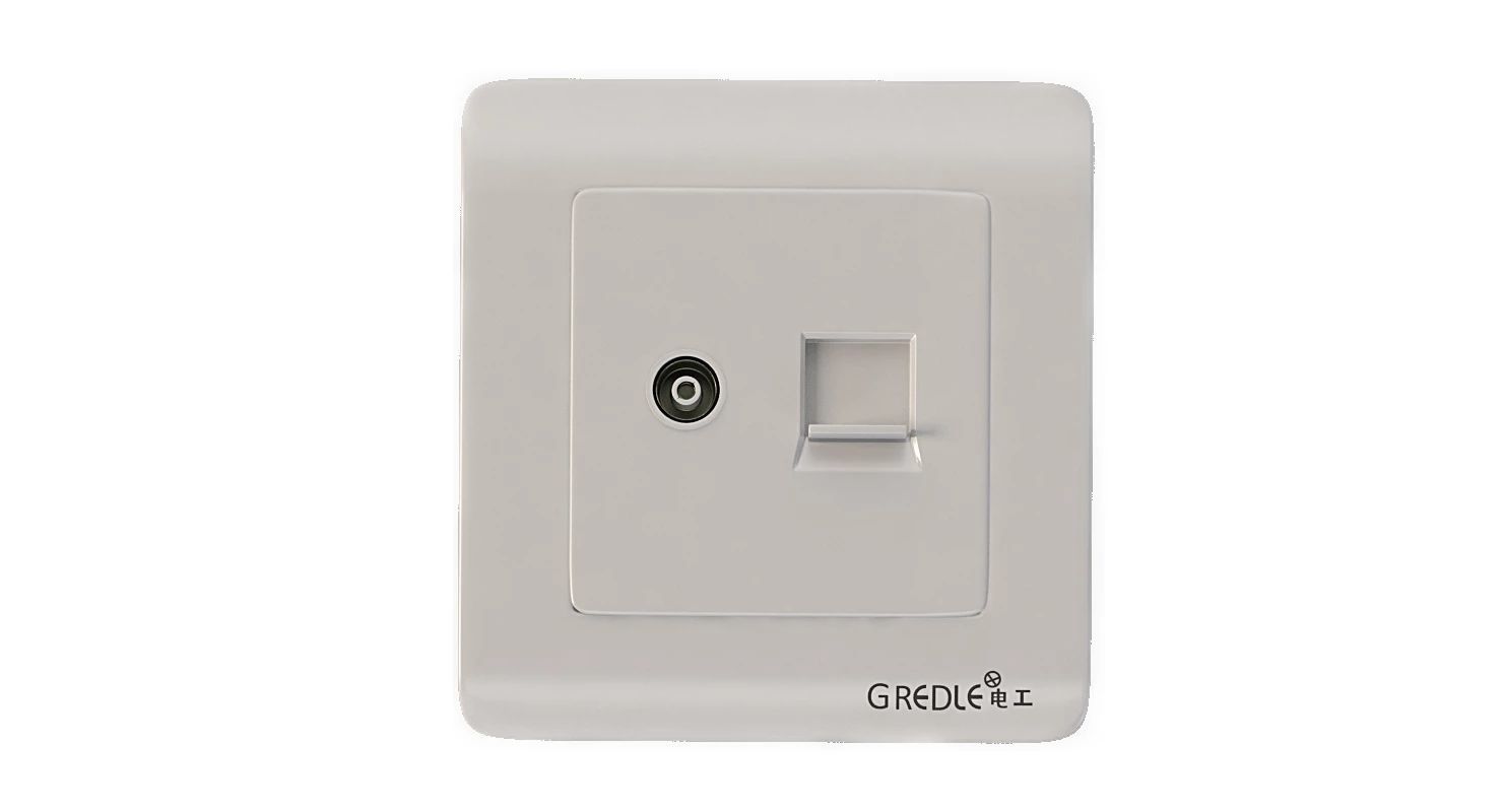 Luxury Wall Socket Interruptor and Charger Power Outlet Set 3D model ...