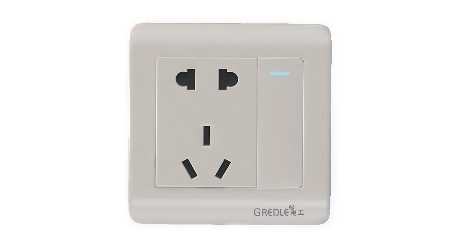 Luxury Wall Socket Interruptor and Charger Power Outlet Set 3D model ...
