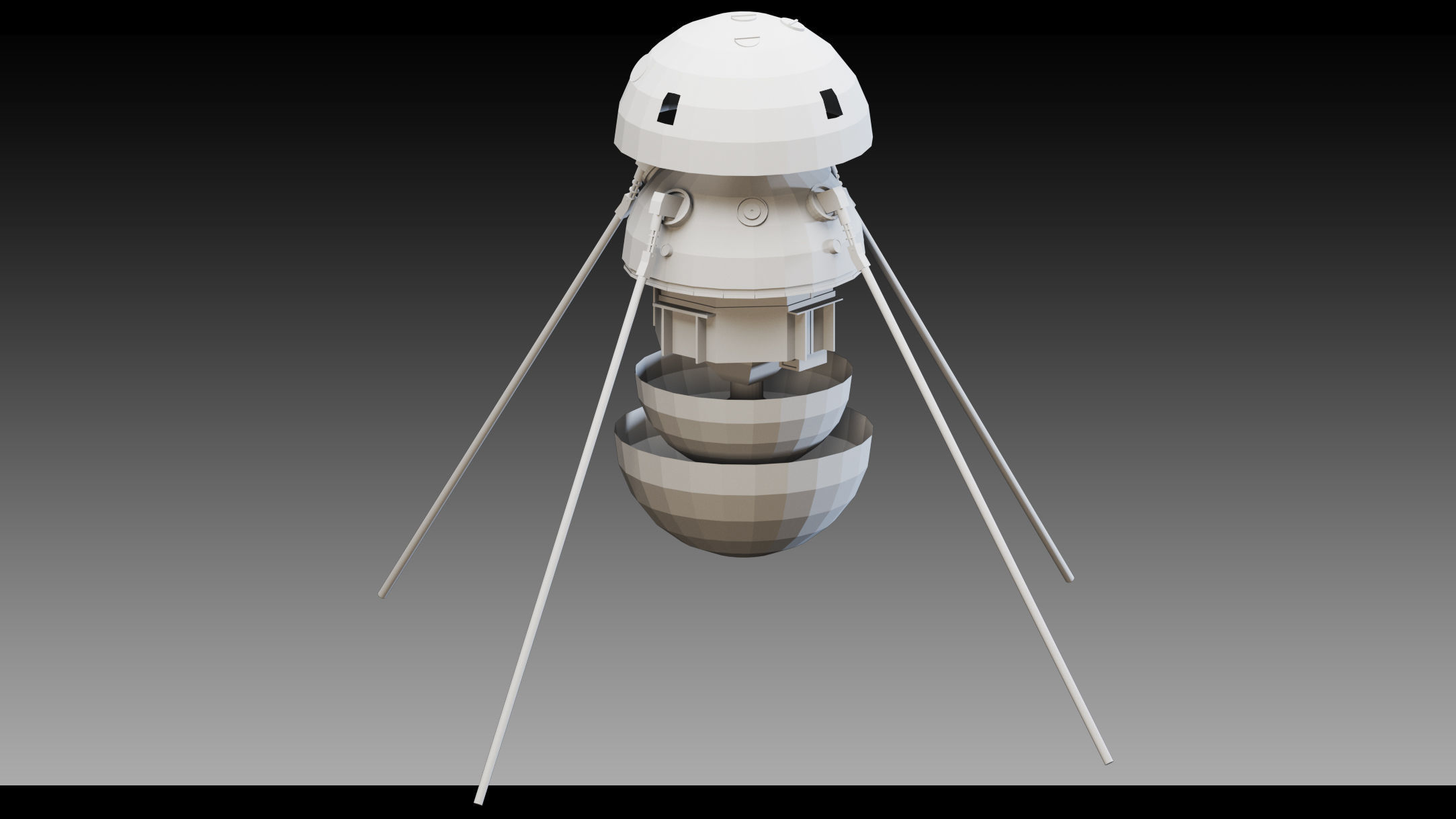 3D model 30- Satellite Props- High detail 3d models- Vol 04 VR / AR ...