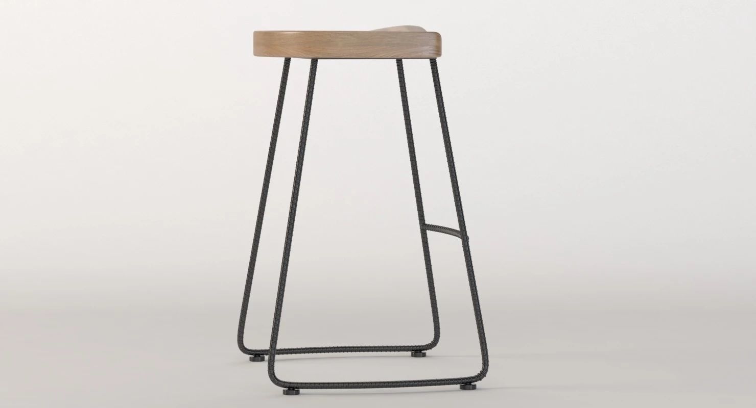Mocka Legna Bar Stool 3D model | CGTrader