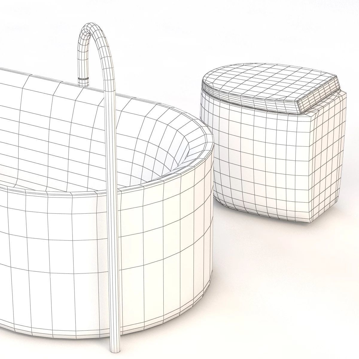 Modern Capsule Bath Tub 3D model | CGTrader